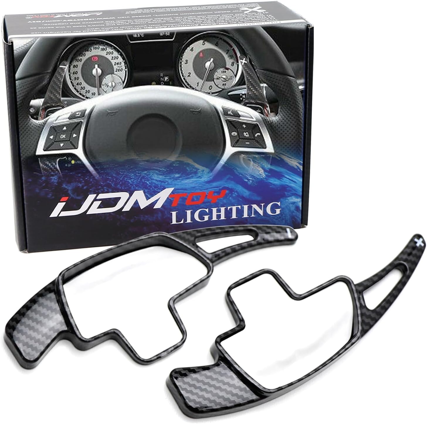 Amazon.com: iJDMTOY Twill-Weave Carbon Fiber Pattern/Style Larger ...