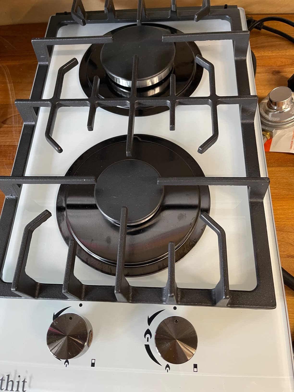 $14/mo - Finance Hothit 12 Inch Gas Cooktop 2 Burner Stove,White ...