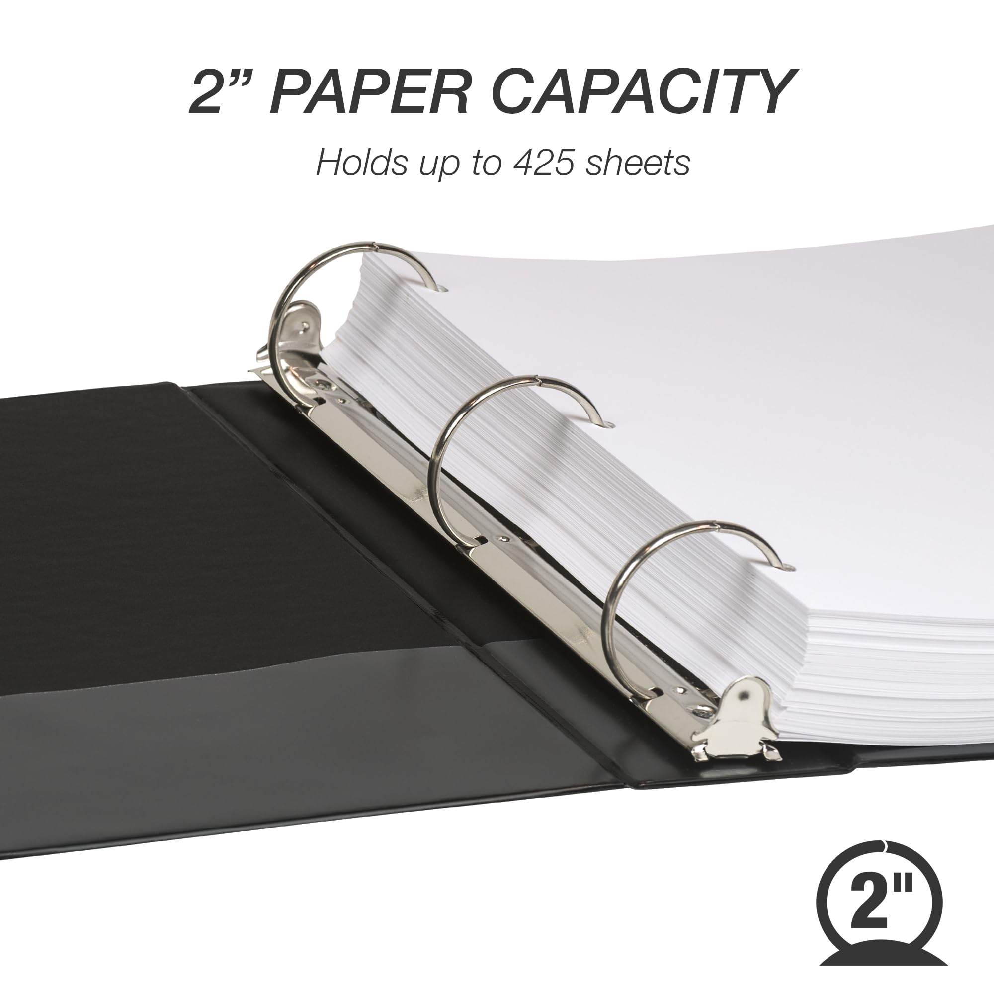 Snapklik.com : 2 Inch Document Storage Binder, Made In USA, FSC 100% ...