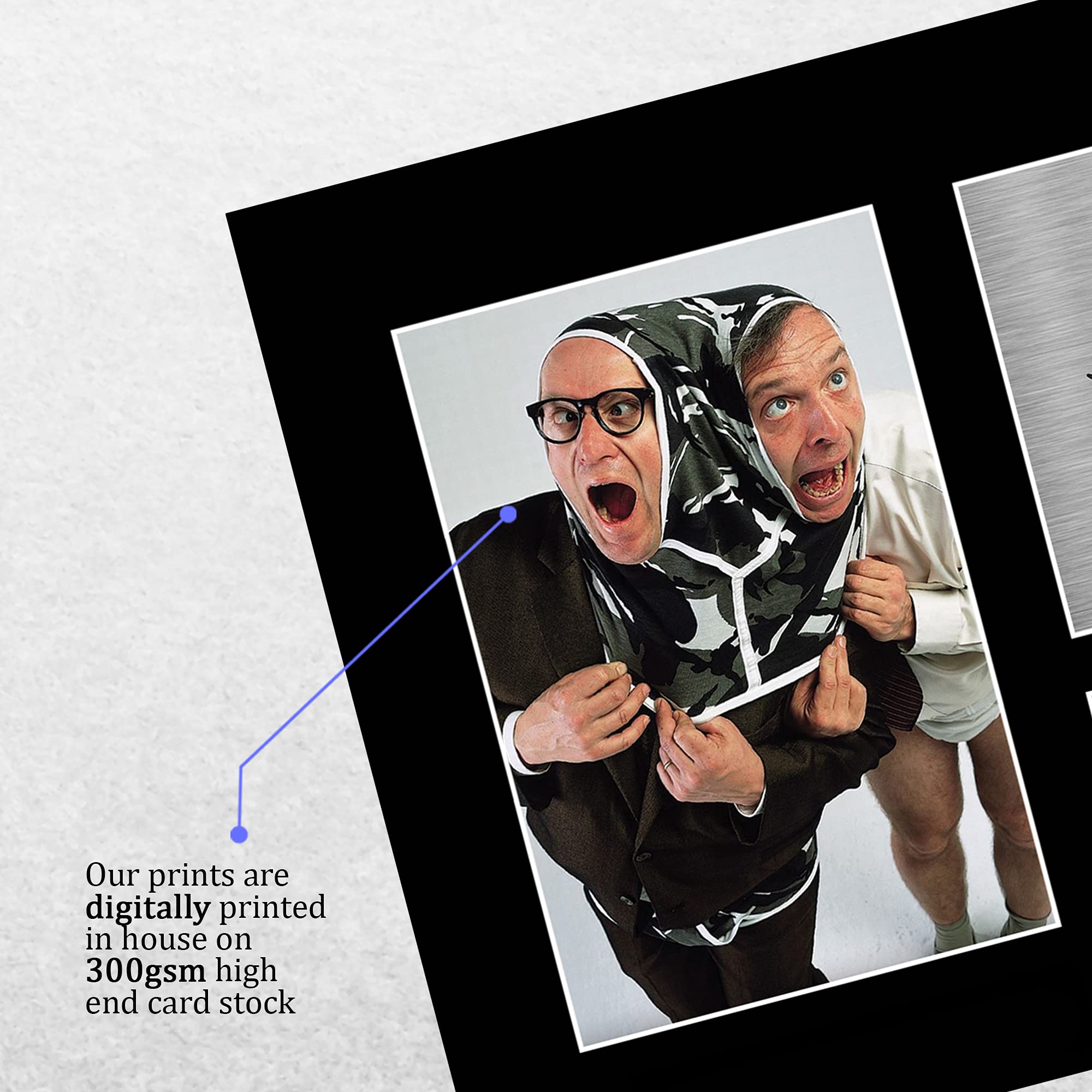 HWC Trading Bottom Rik Mayall and Ade Edmondson Signed A4 Printed ...