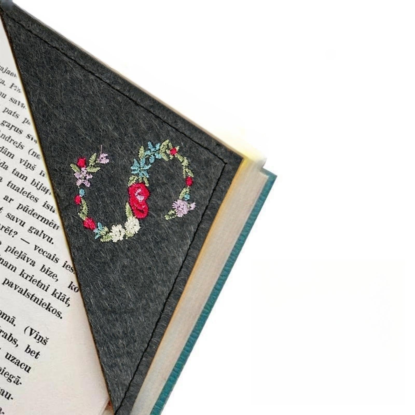 Amazon.com: Personalized Hand Embroidered Corner Bookmark with Envelope ...