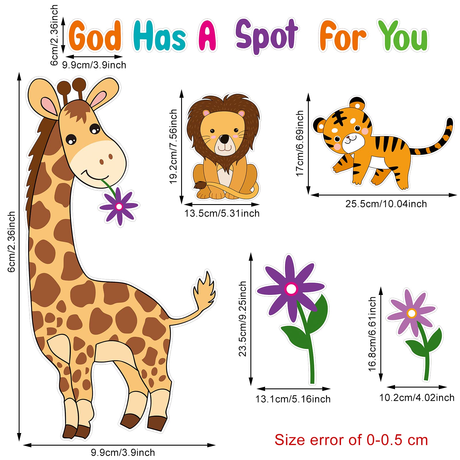 Snapklik.com : 27 Pcs Classroom Door Cover God Has A Spot For You ...