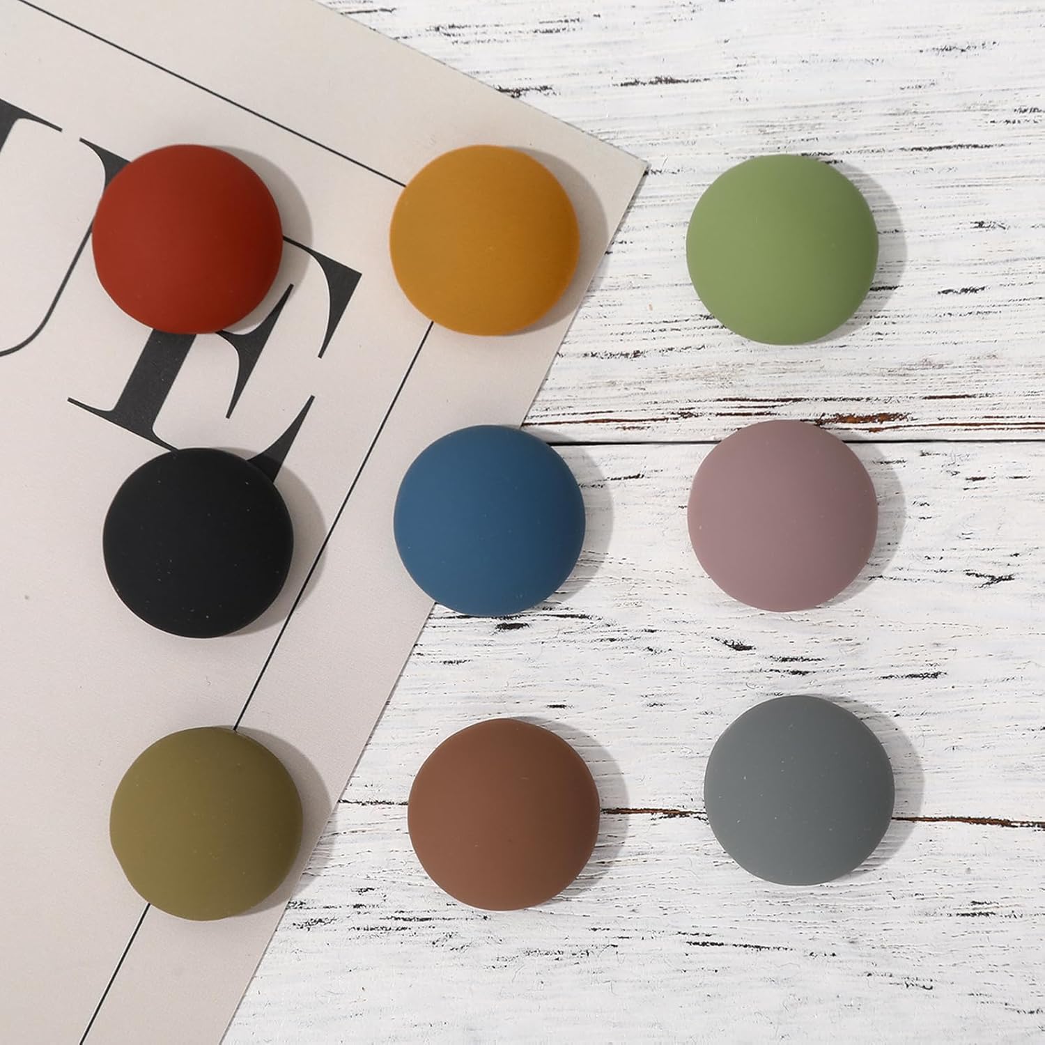 Amazon.com: Whaline 18Pcs Strong Spherical Fridge Magnet Dark ...