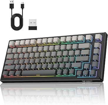 Amazon.com: Wireless Gaming Keyboards Gasket Mechanical Keyboard ...