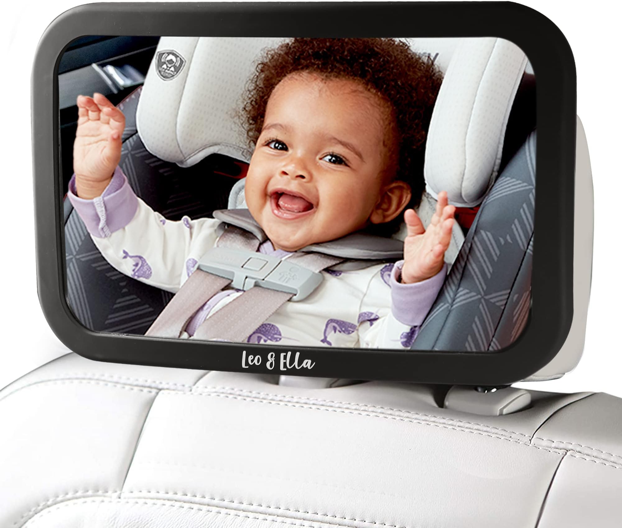 Amazon.com: Leo&Ella Small Baby Car Mirror Safety First, Certified ...