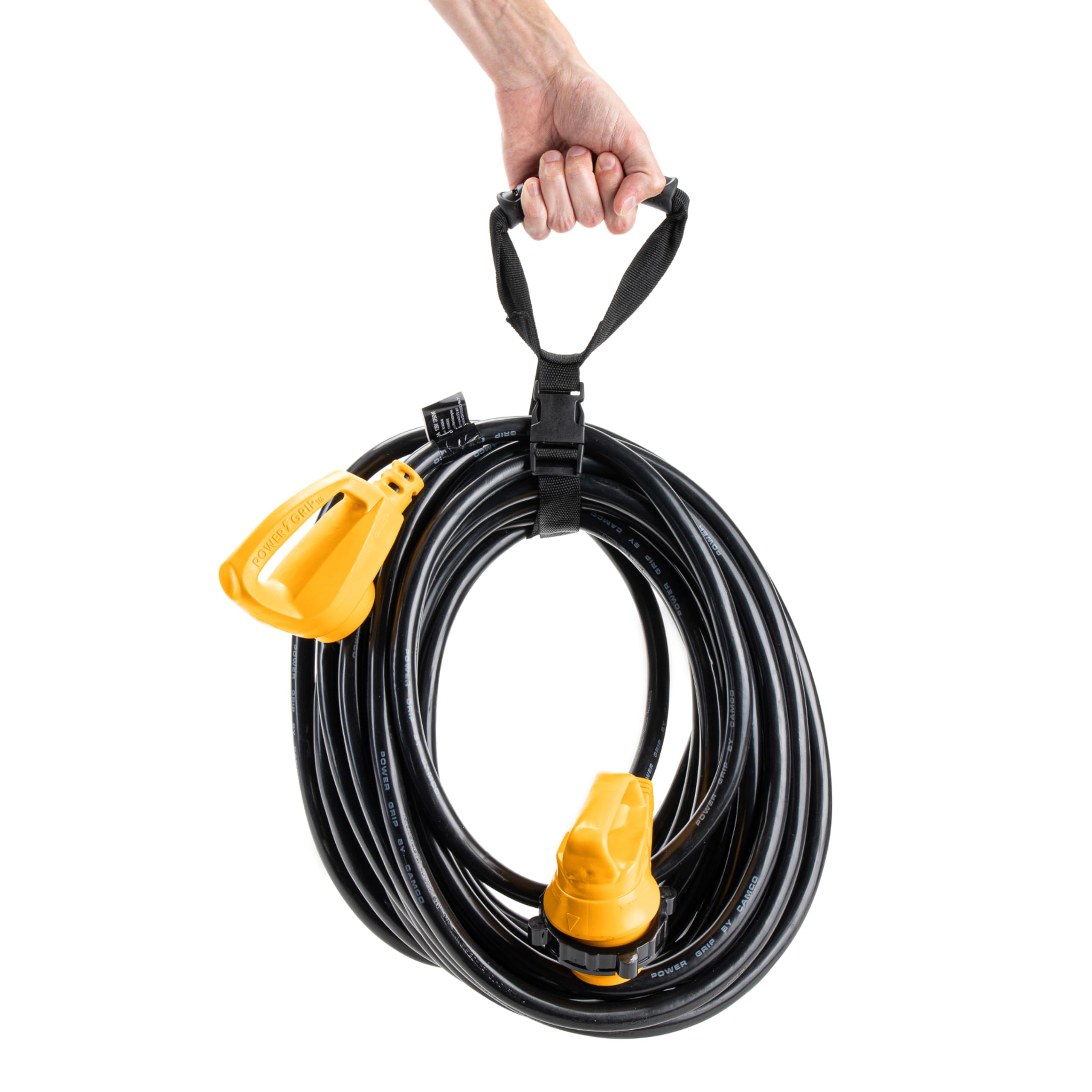 Snapklik.com : Camco Power Grip 50-Ft 30 Amp RV Extension Cord W/90 ...