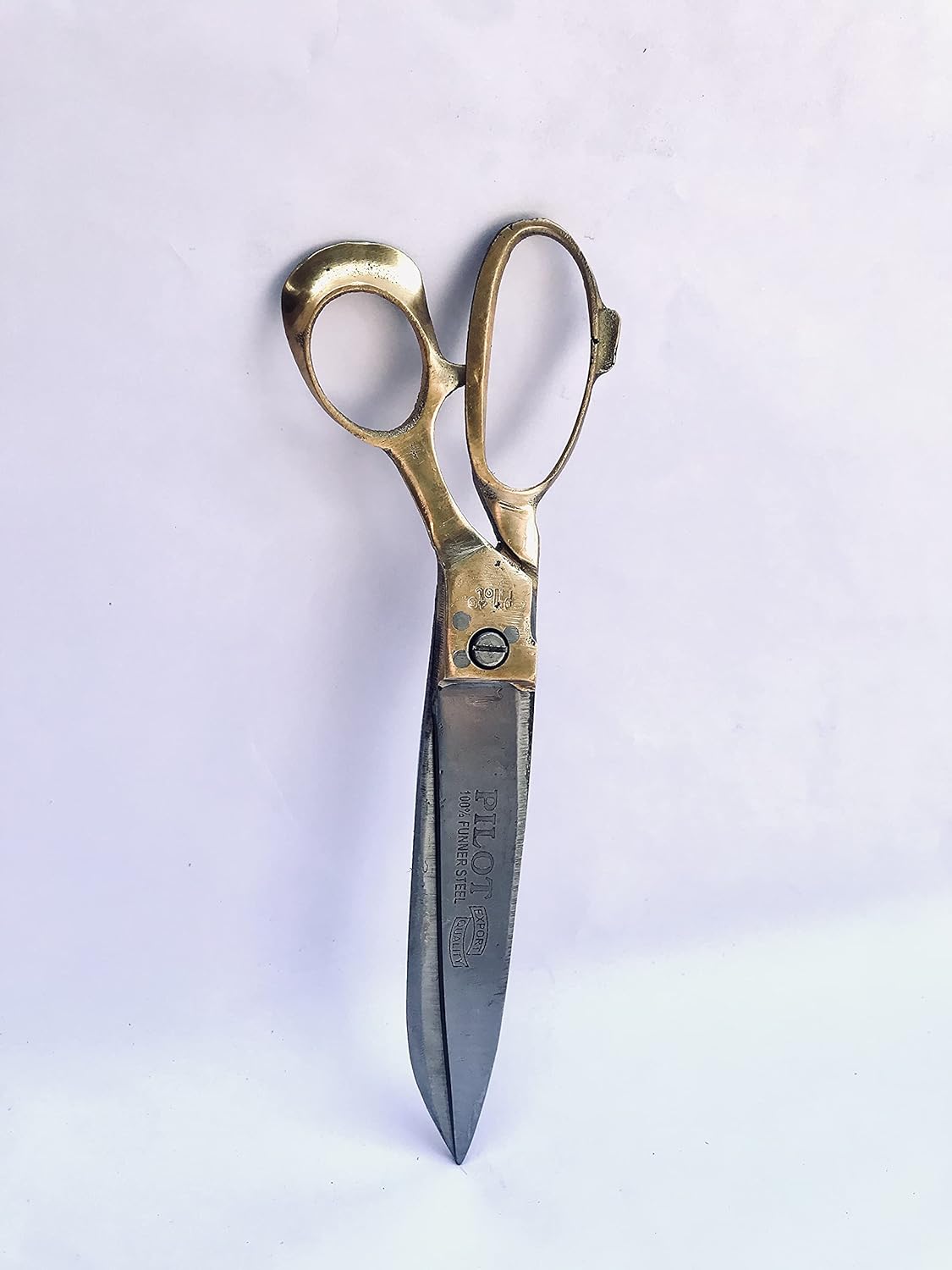 Pilot scissors 9” Heavy Duty Hard Funner Steel Scissors with Brass ...