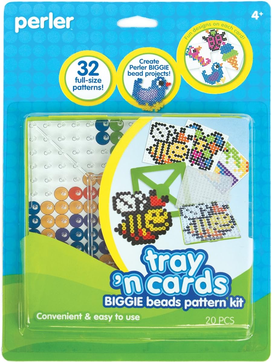Amazon.com: Perler Beads Pattern Cards and Perler Pegboards for Biggie ...