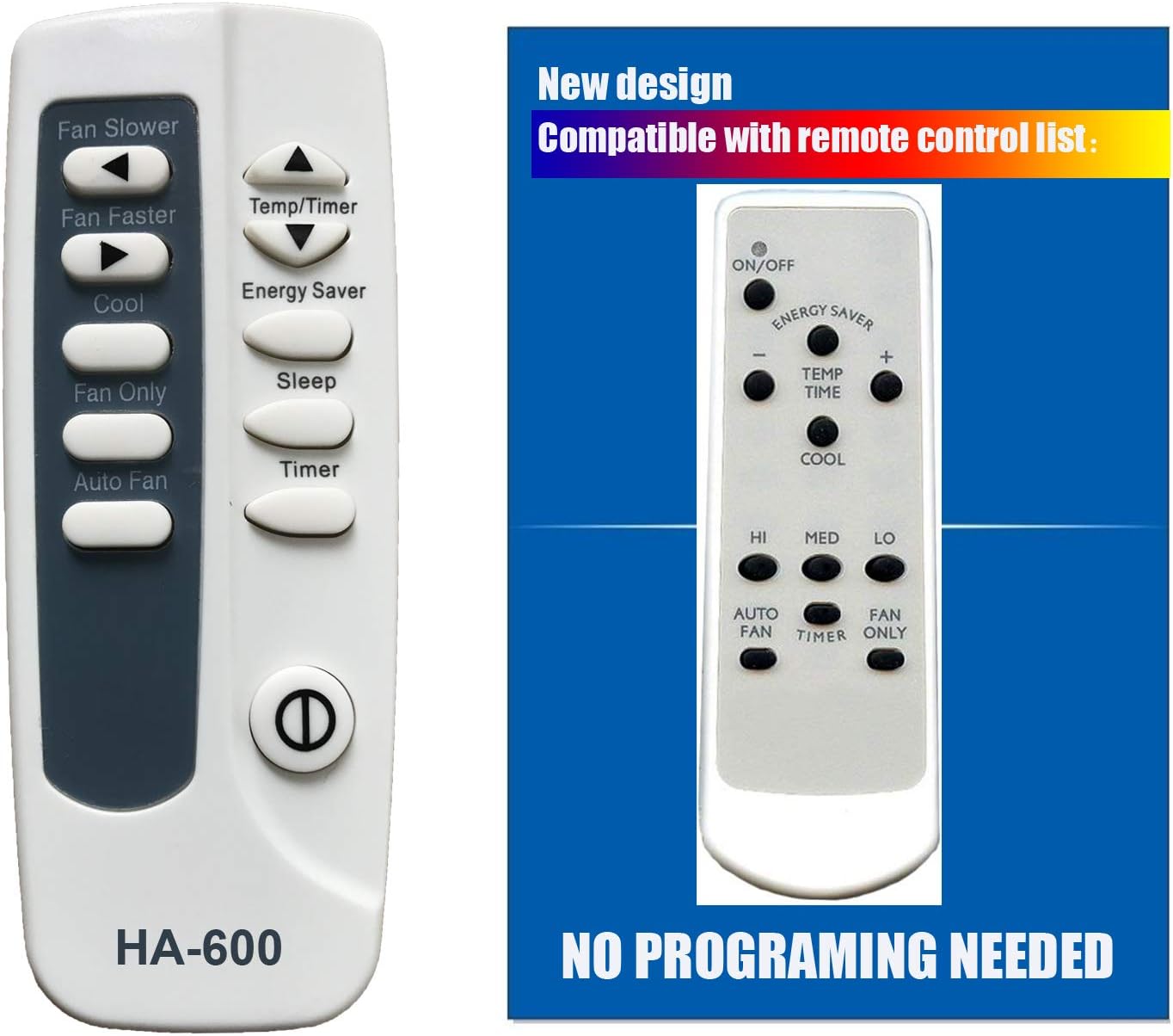 Amazon.com: HA-600 Replacement for Frigidaire Air Conditioner Remote ...