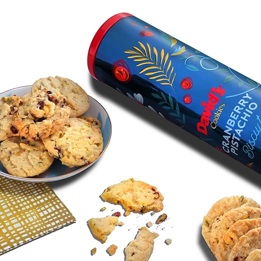 Amazon.com: David’s Cookies Cranberry Pistachio Biscuits – Gourmet ...