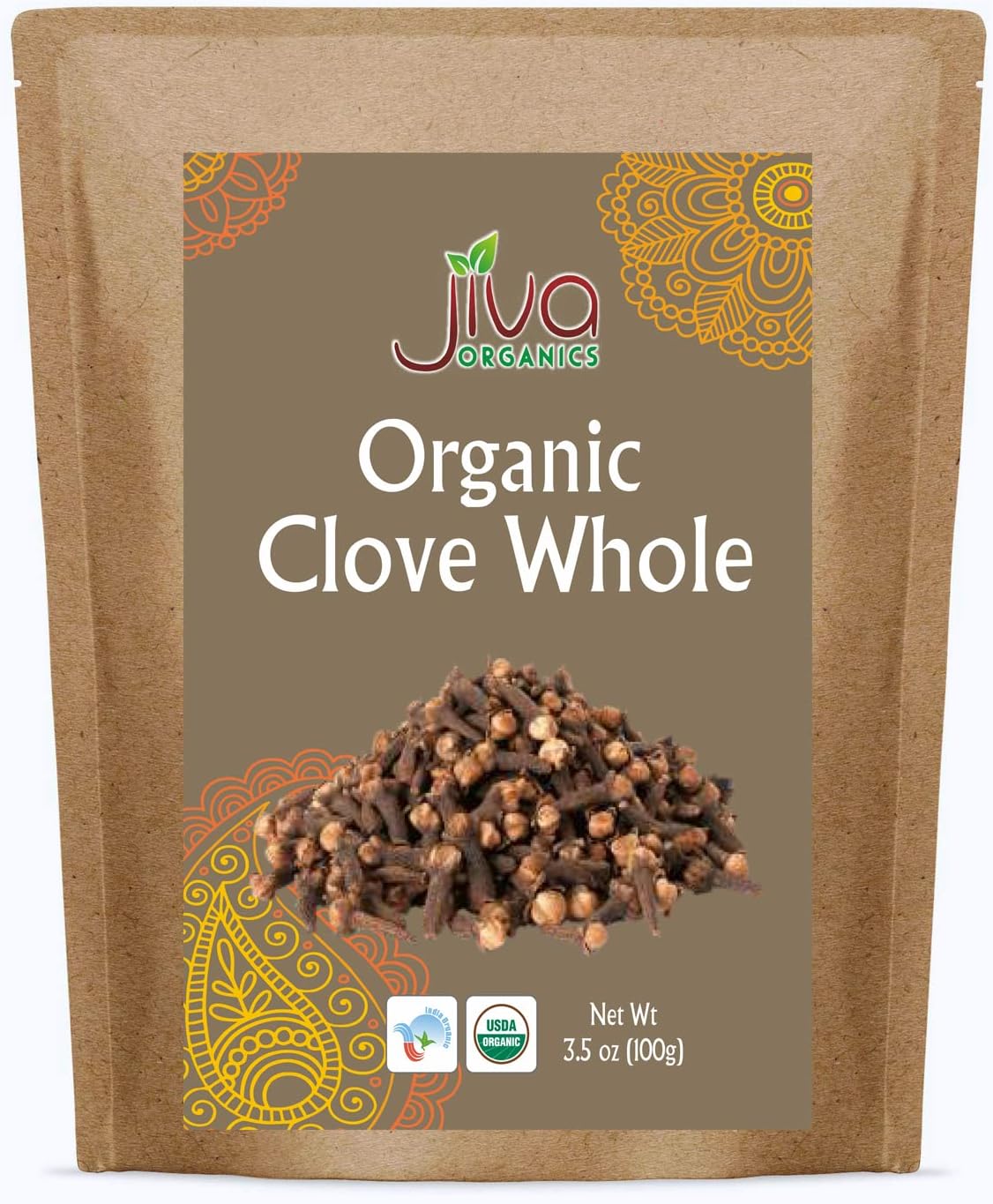 Amazon.com : Jiva Organic Cloves Whole 3.5 Ounce Bag - Non-GMO, Non ...