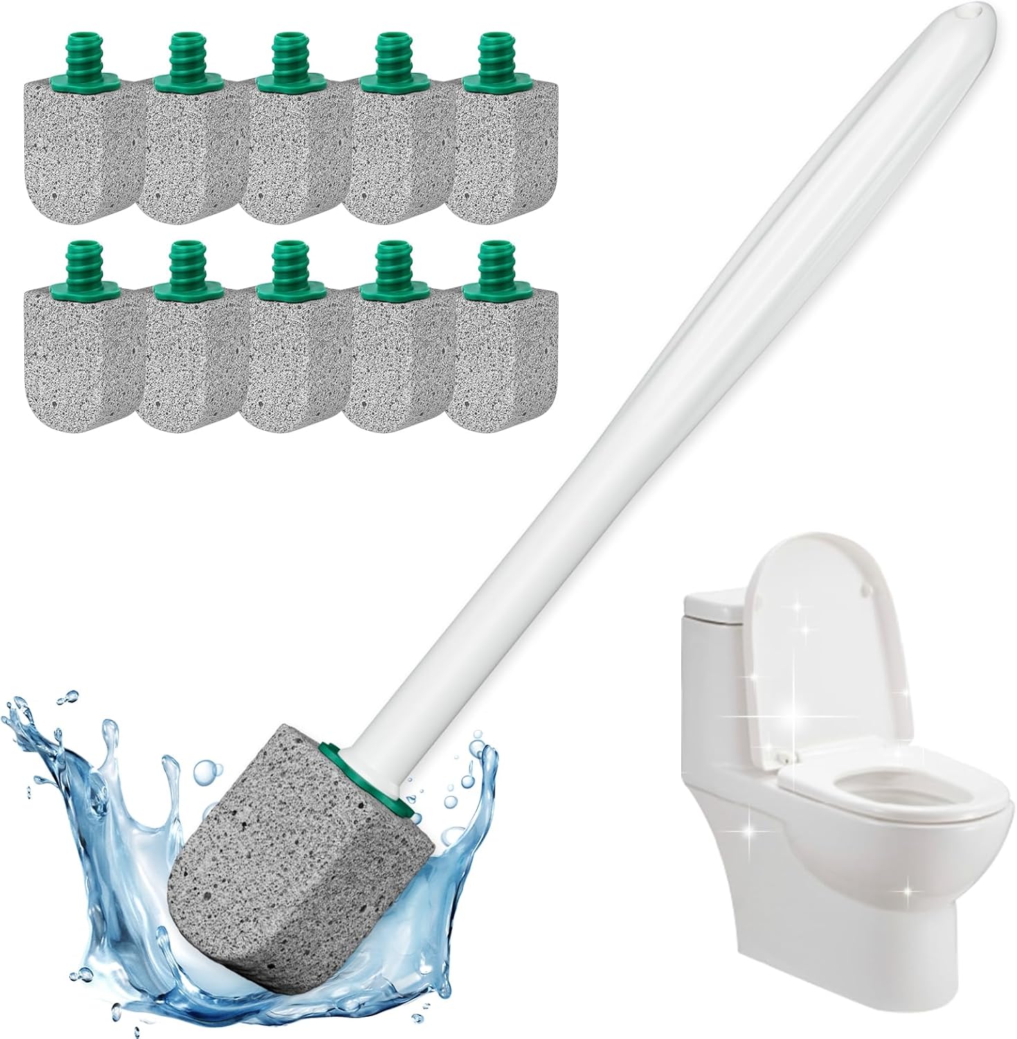 Amazon.com: Pumice Stone Toilet Bowl Cleaner,Bathroom Cleaner Brush ...