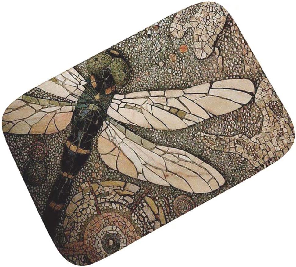 Amazon.com: YQ Park Doormat Entrance Stone Dragonfly Door Mat for Patio ...
