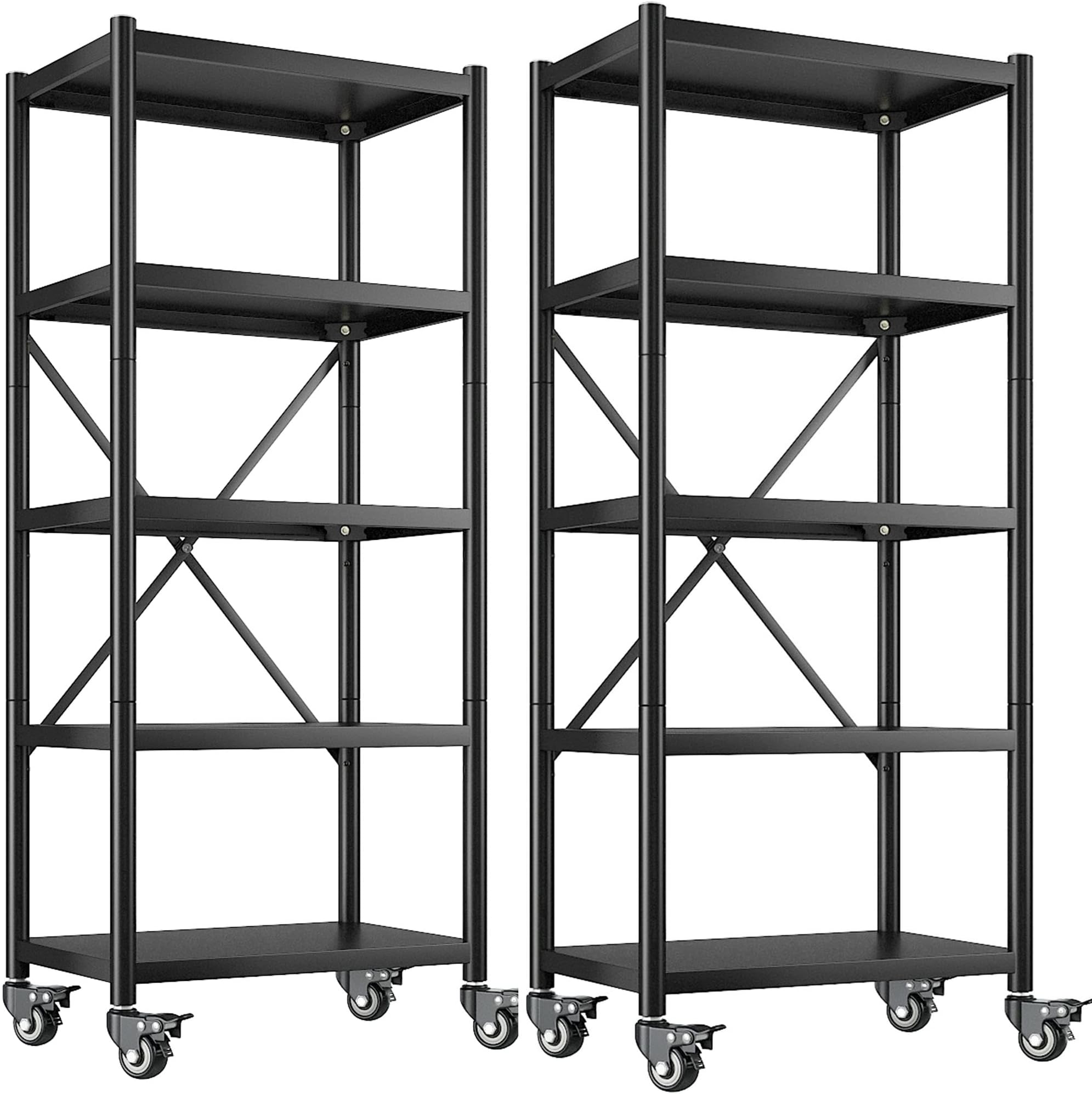 Amazon.com: caktraie 5-Shelf Heavy Duty Shelving,Metal Utility Storage ...