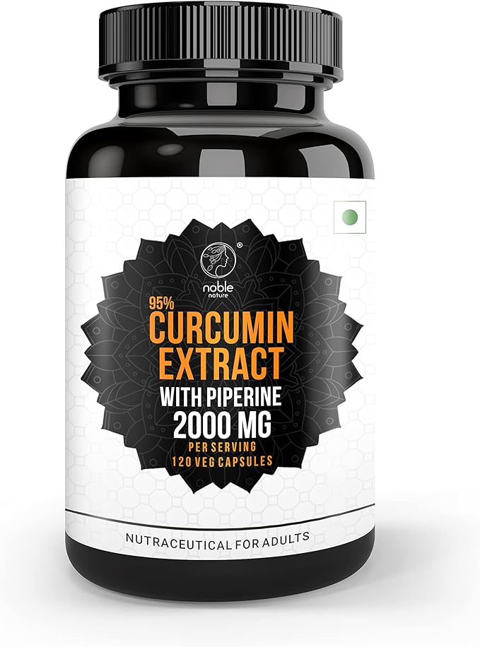 Noble Nature Turmeric Curcumin with 95% Curcuminoids 2000mg - 120 ...