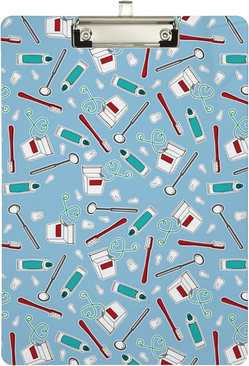Amazon.com : HJJKLLP Cute Dentist Dental Hygienist Plastic Clipboard ...