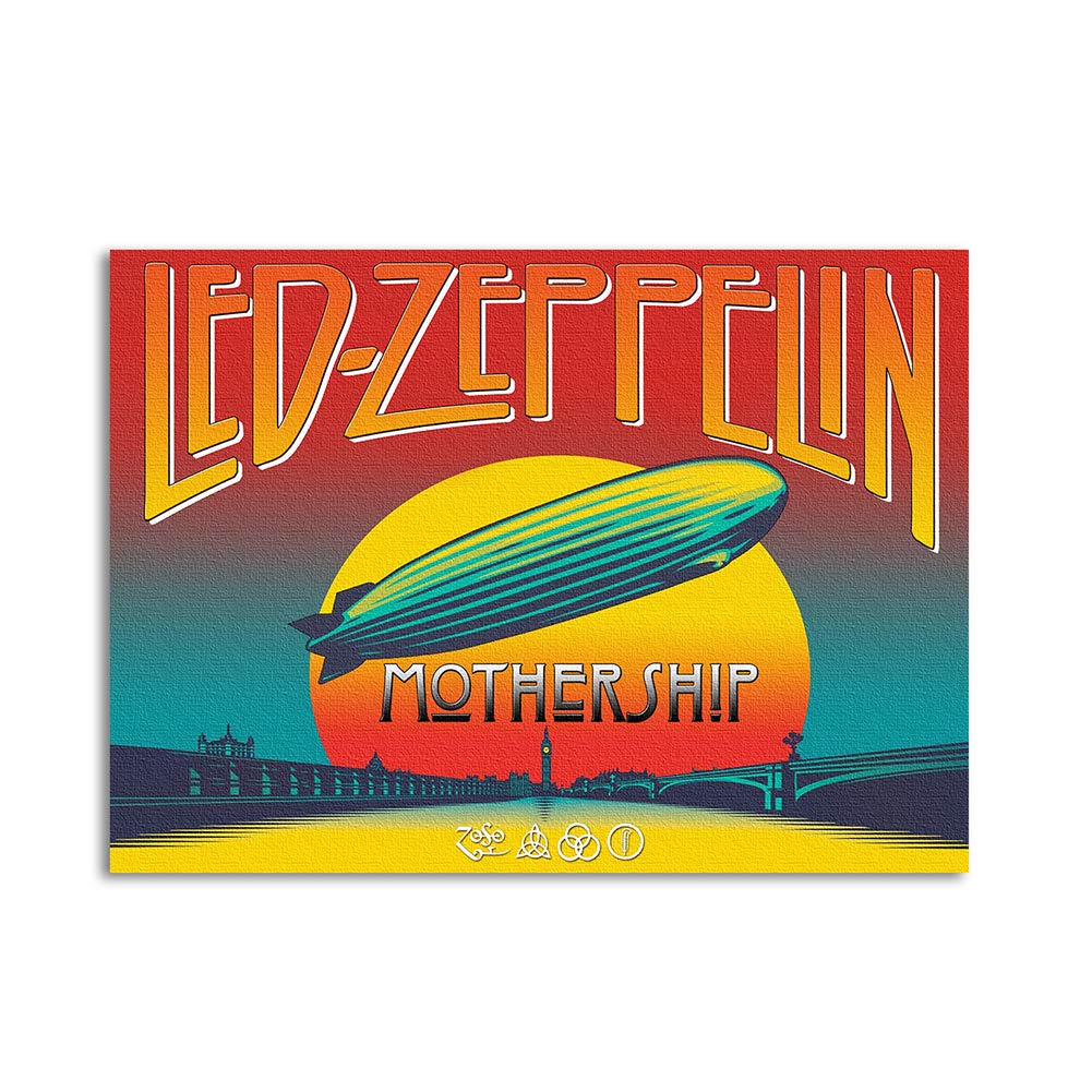 Buy LAB NO 4 Led Zeppelin Mothership Texture In (12" X 16") Size Online ...