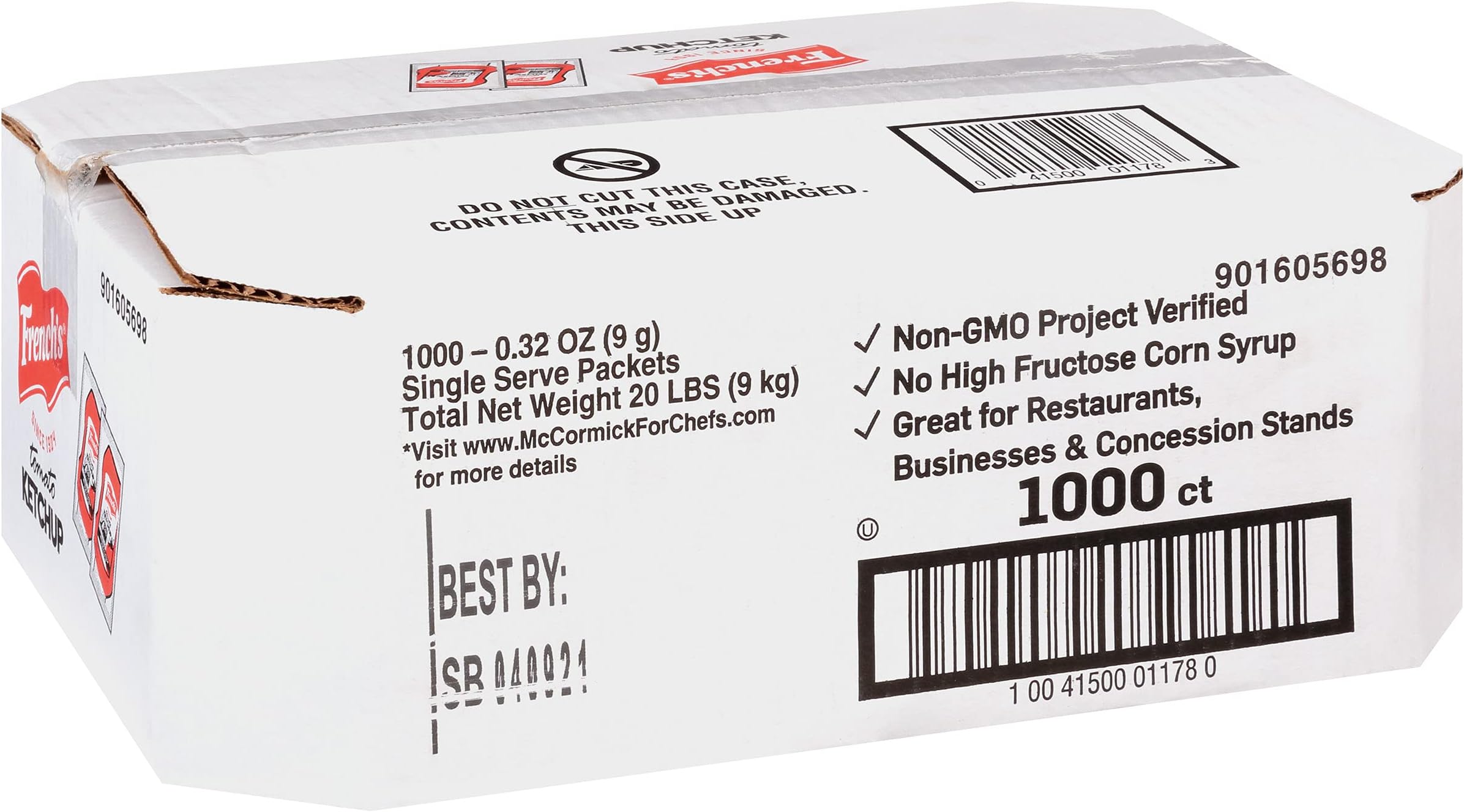 Amazon.com : Simply Heinz Ketchup (0.31oz Packets, Pack of 1000 ...