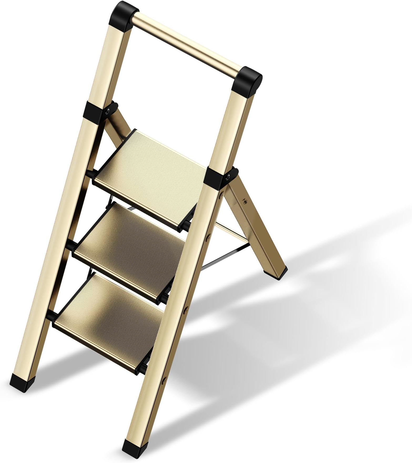 Amazon｜天馬(Tenma) 置くだけでグッとオシャレになるアルミ脚立 ステップラダー 軽くて丈夫 アルミ製 コンパクトになる折りたたみ式 ...