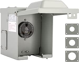 PEAKTOW PTR0109 RV Weatherproof Outdoor 30 Amp 125 Volt Electrical NEMA ...