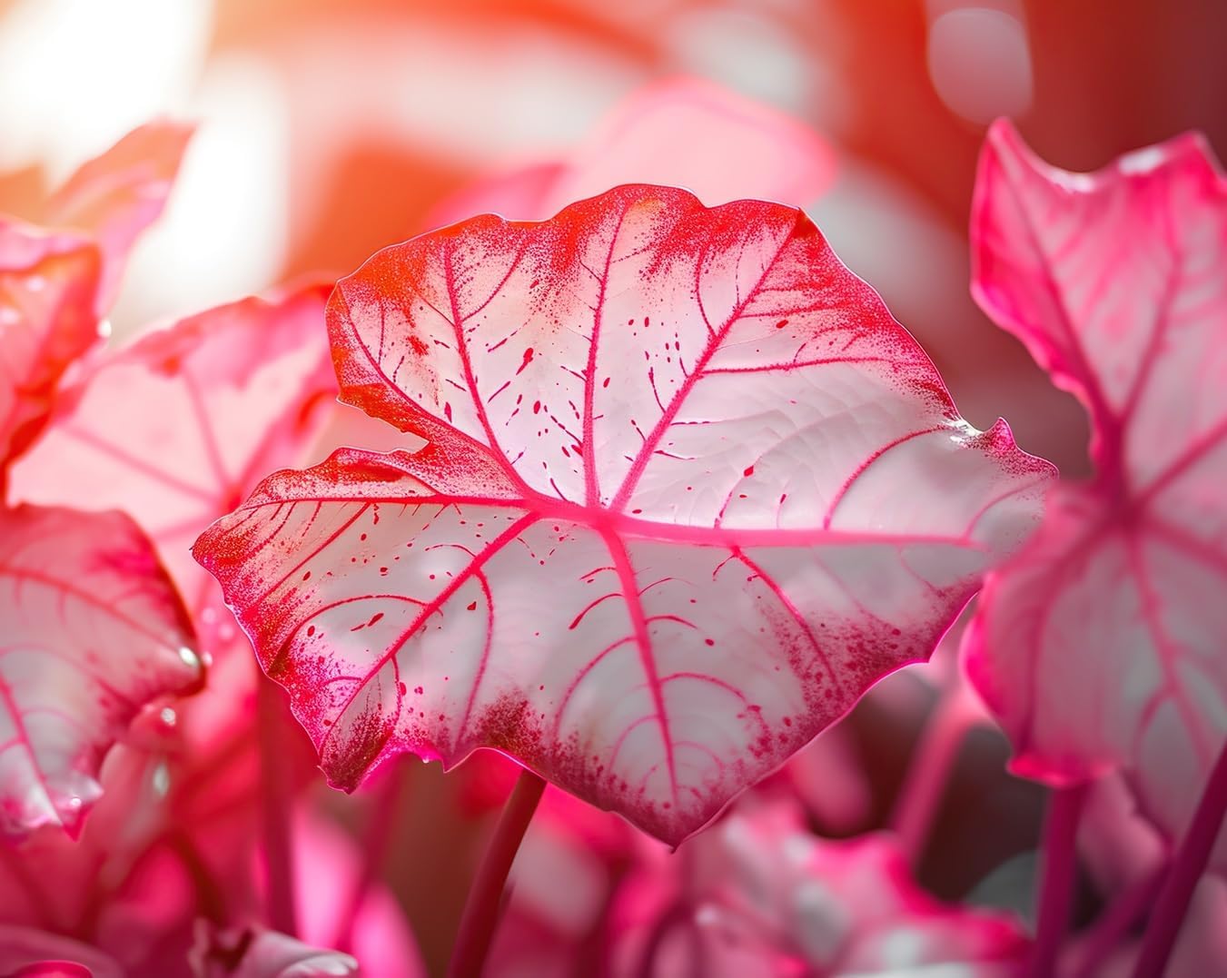 Amazon.com : Caladium Blaze (6 Bulbs)Thrives in Heat and Humidity ...