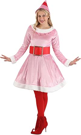 Amazon.com: Women's Jovie Elf Costume Dress - 3 Pc Holiday Christmas ...