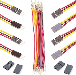 Amazon.com: Kidisoii Dupont 2.54mm Wire Male to Female Dupont Connector and 22AWG Pre-Crimped ...
