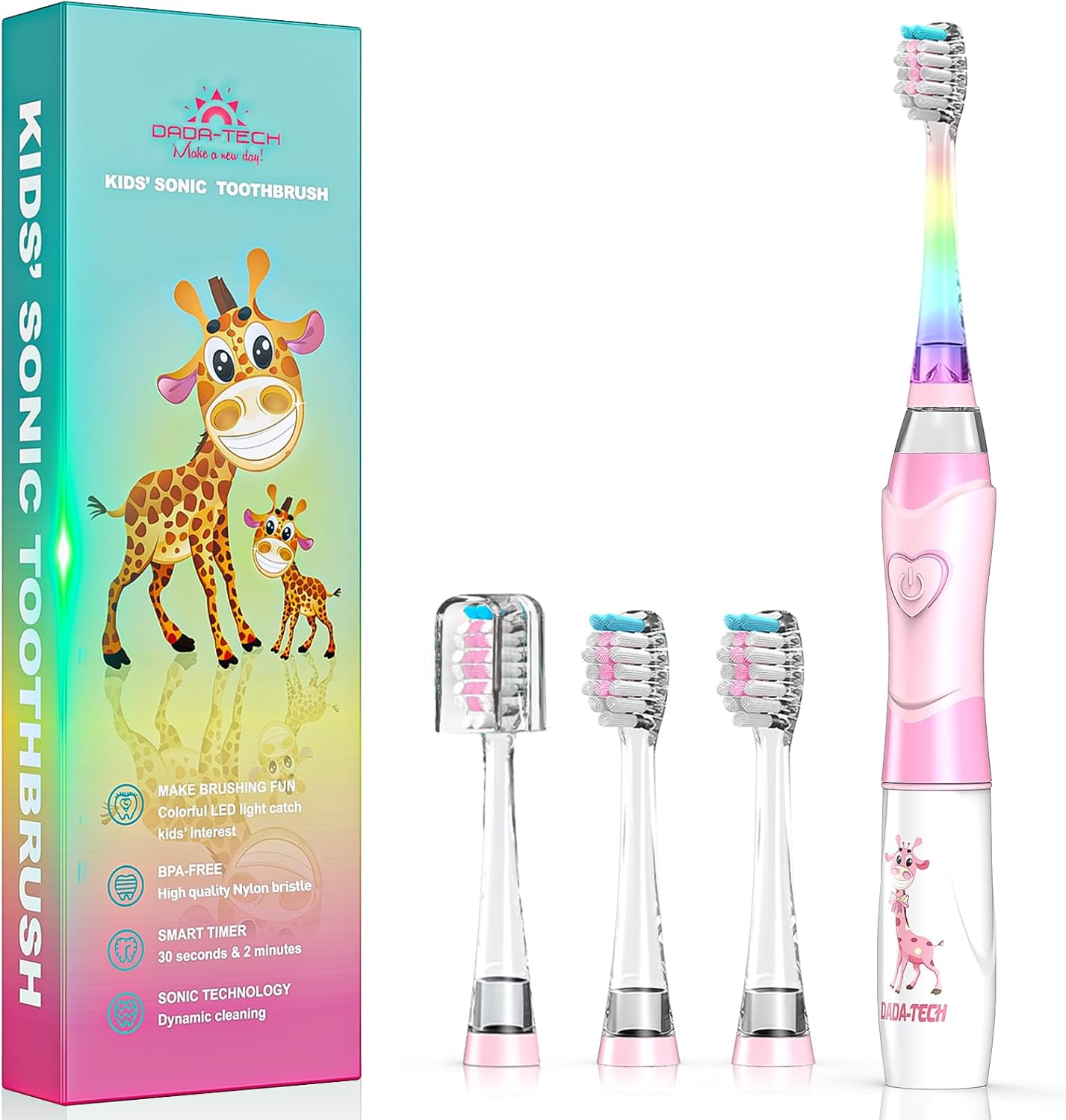 Amazon.com: Kids Electric Toothbrush Toddler Toothbrush Age 2-4-8-12 ...