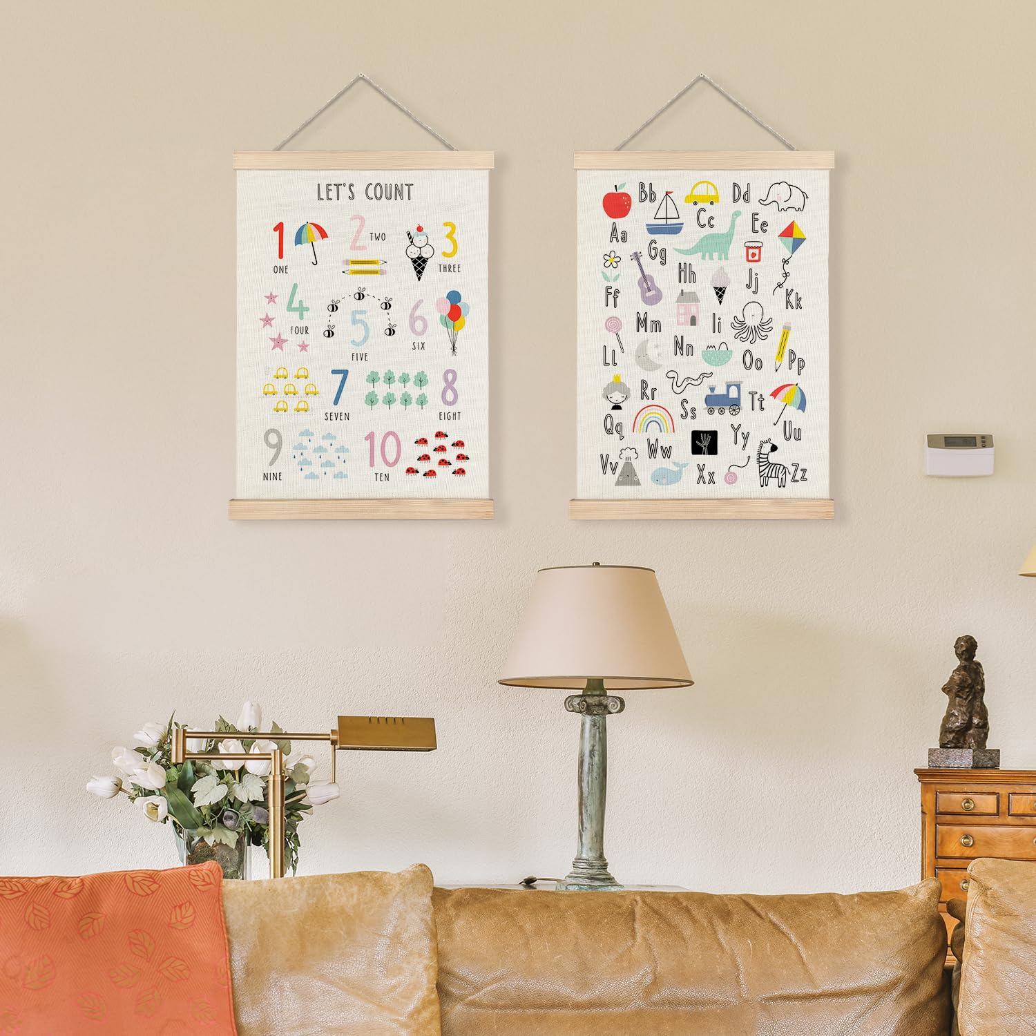 Snapklik.com : LUVADIAN Nursery Classroom Decor - Alphabet Numbers ...