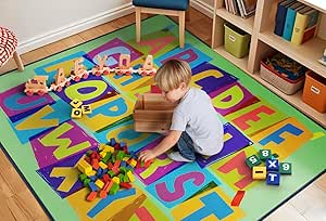 Amazon.com: Booooom Jackson Classroom Rug Elementary, Large Classroom ...