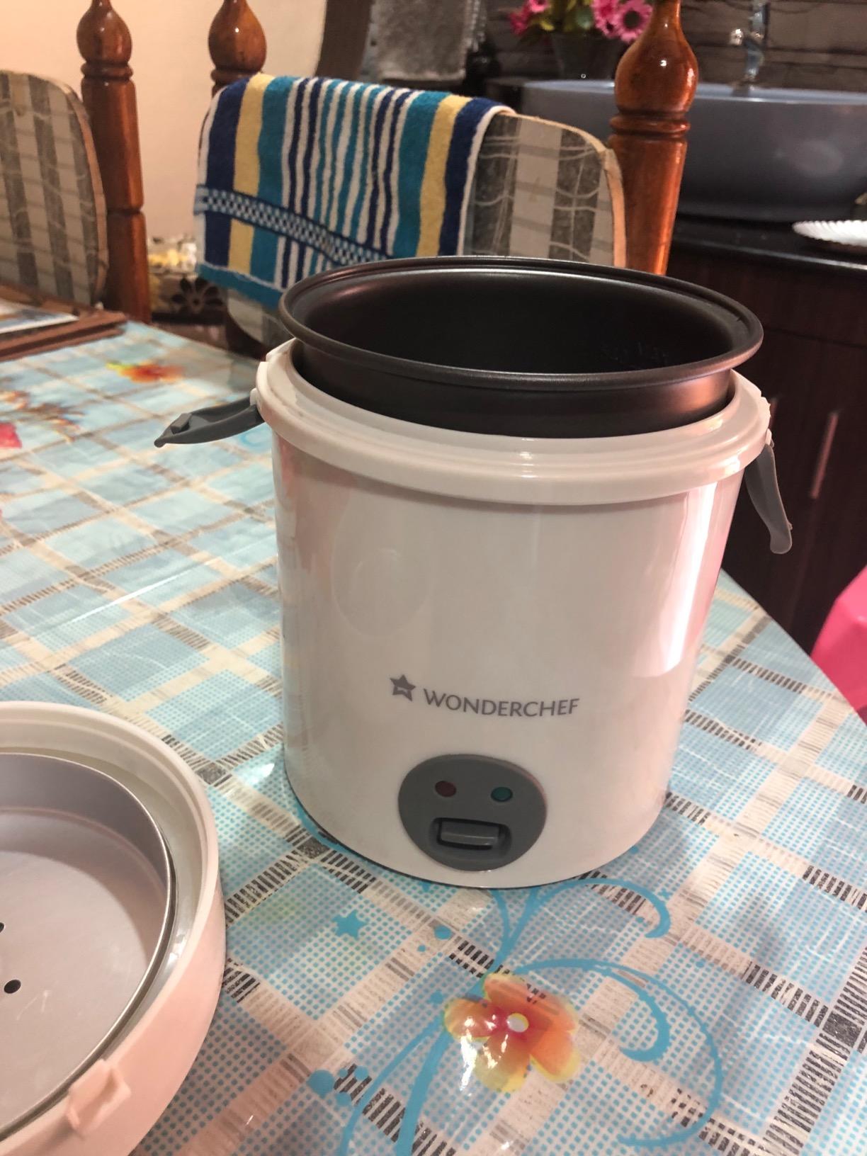 Buy Wonderchef Mini Rice Cooker, 500ml (Sliver) Online at Low Prices in ...