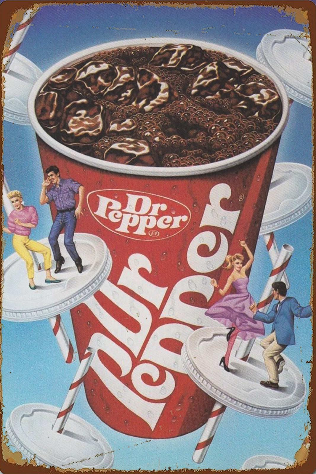 Amazon.com: Dr Pepper Retro Tin Metal Sign Personalized Poster ...
