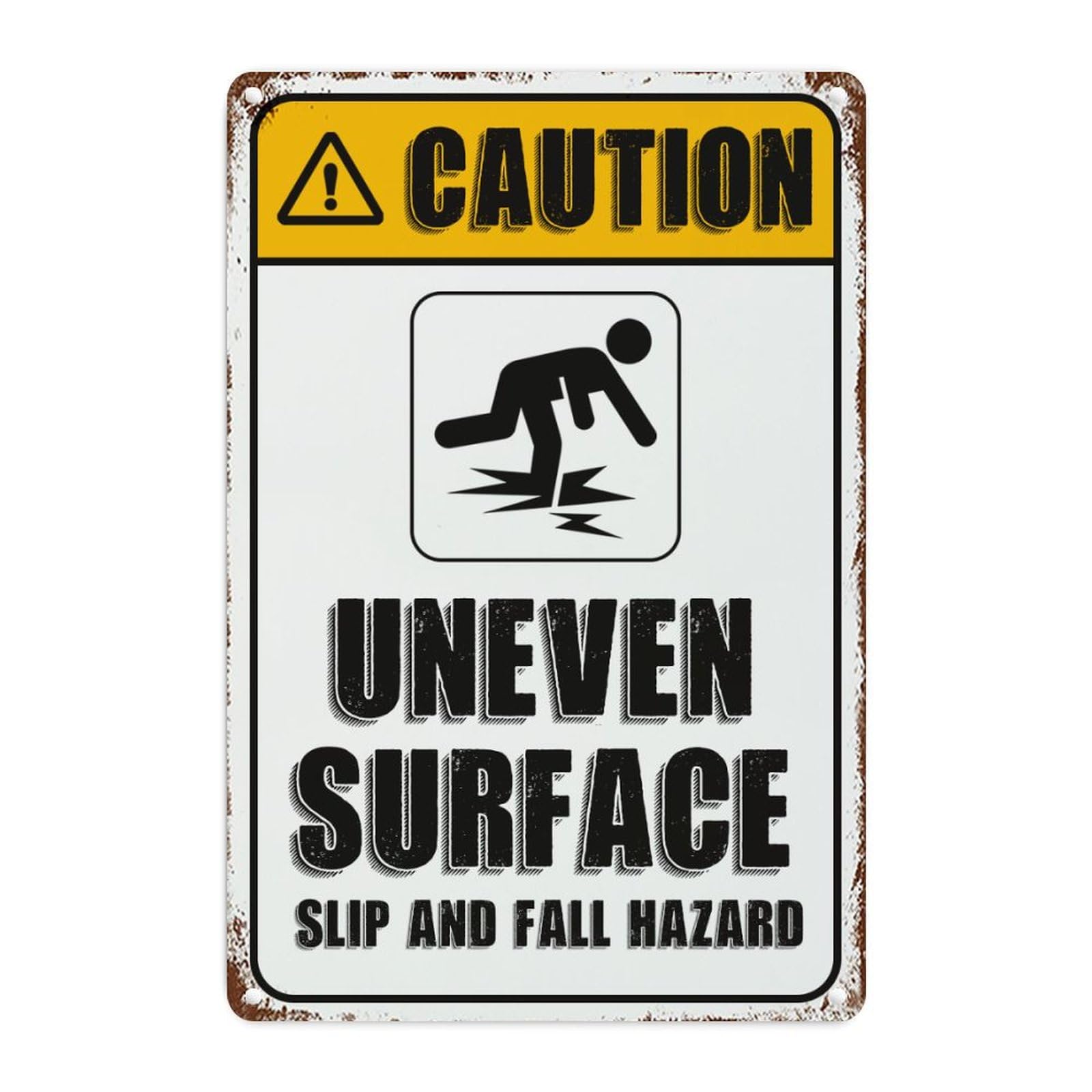 Road Sign Uneven Surface