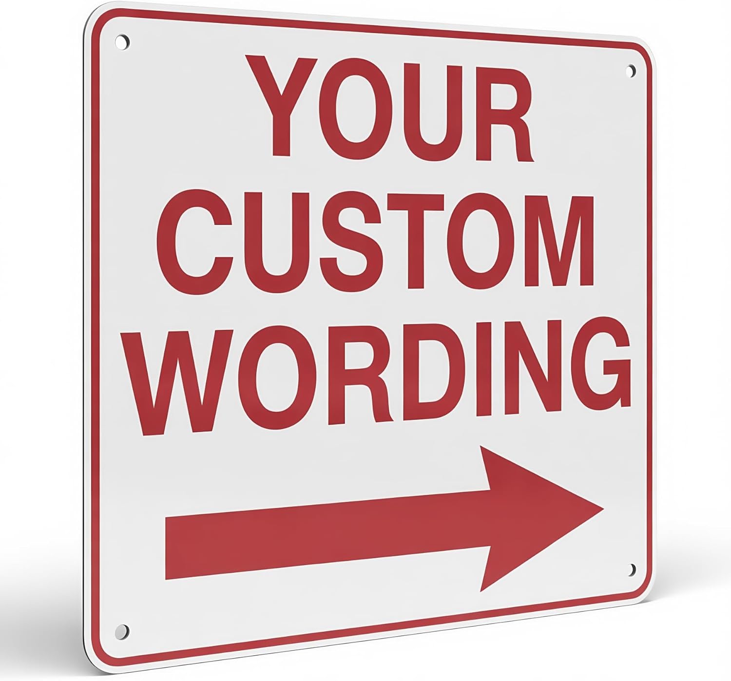 Amazon.com : 14x14 Inch Durable Aluminum Directional Sign - Custom ...