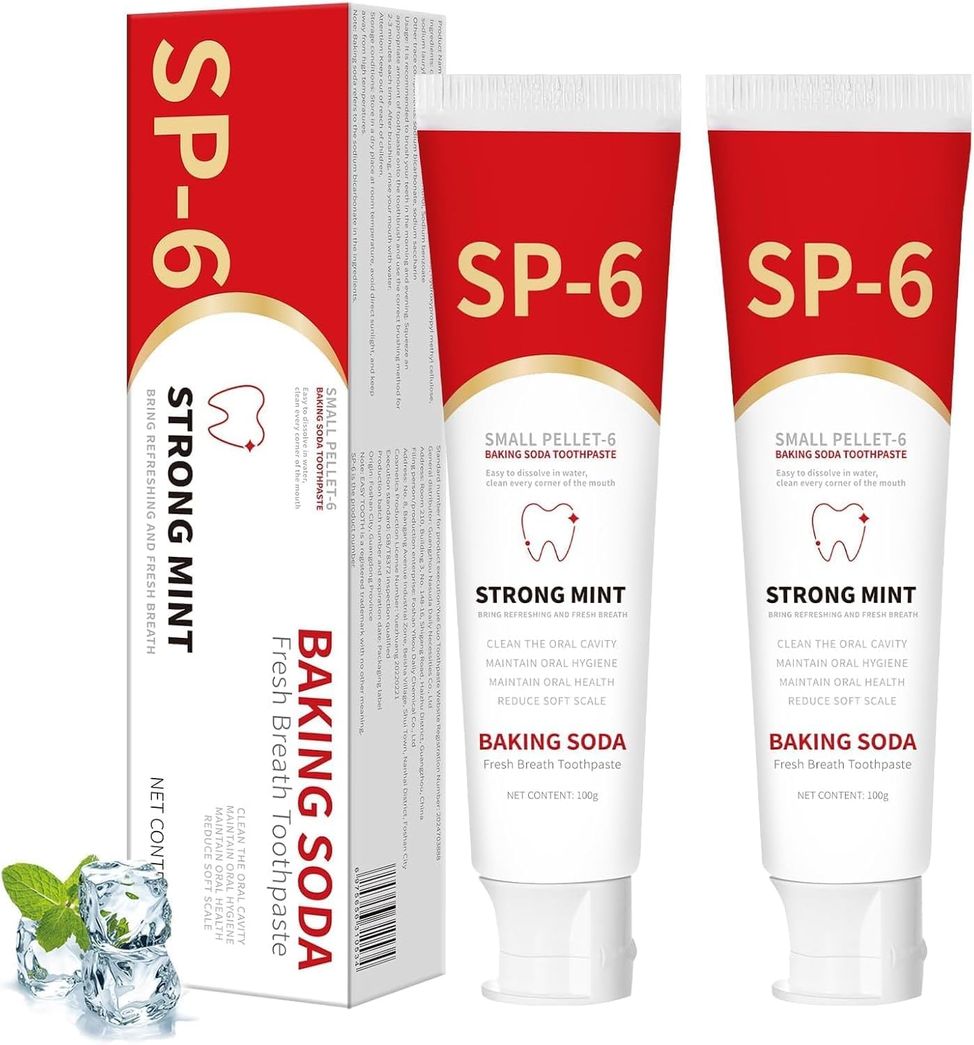 Amazon.com: SP-6 Probiotics Whitening Toothpaste with Probiotic Formula ...
