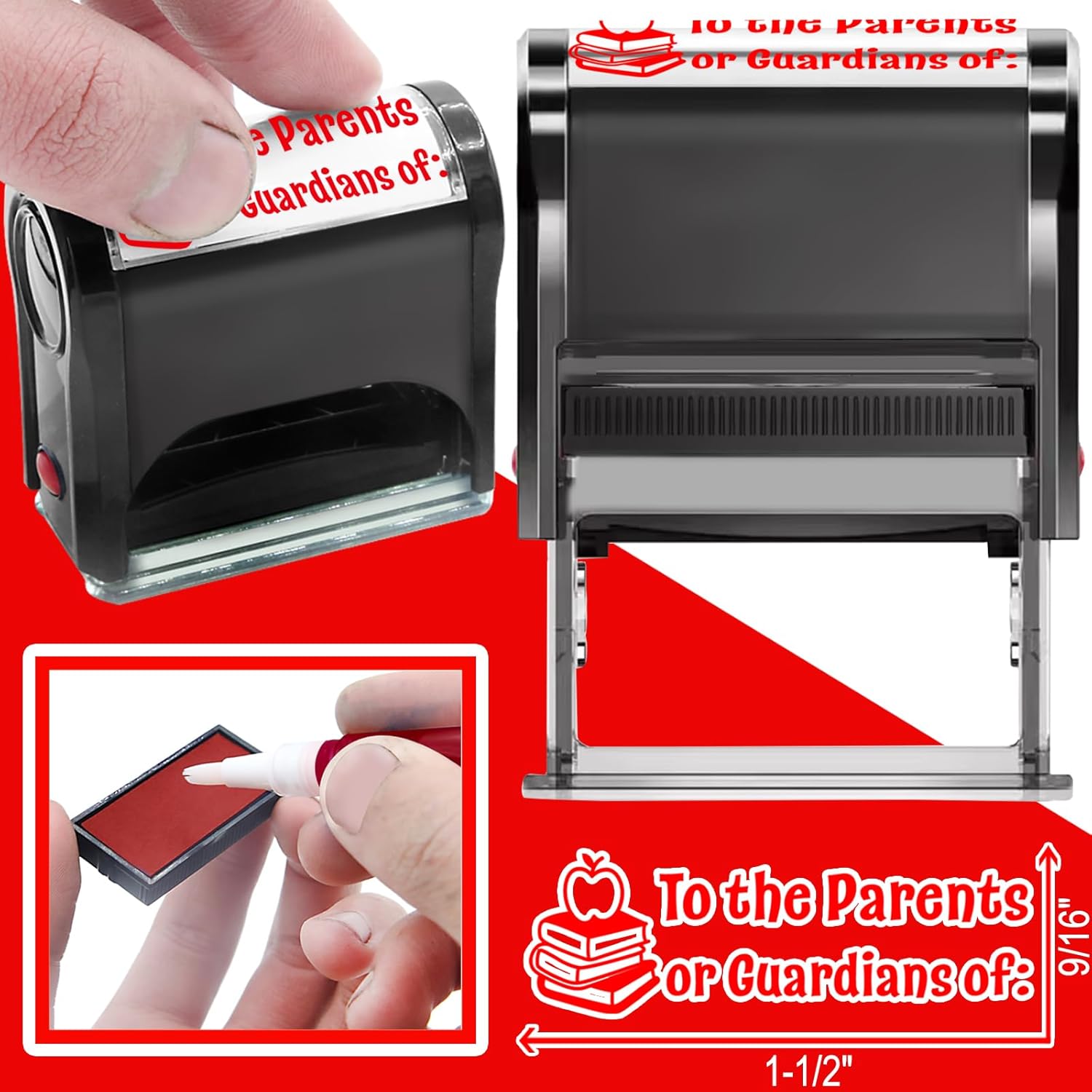 Amazon.com : Bertiveny Self-Inking to-The-Parents-of-Stamps Rubber ...