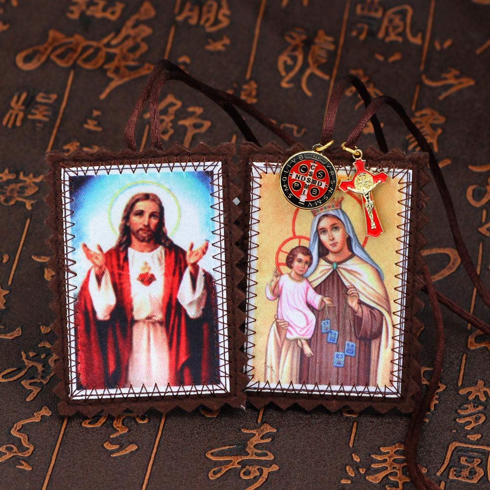PRETTYROSARY OUR LADY OF MOUNT CARMEL - SCAPULAR CATHOLIC GOLD ...