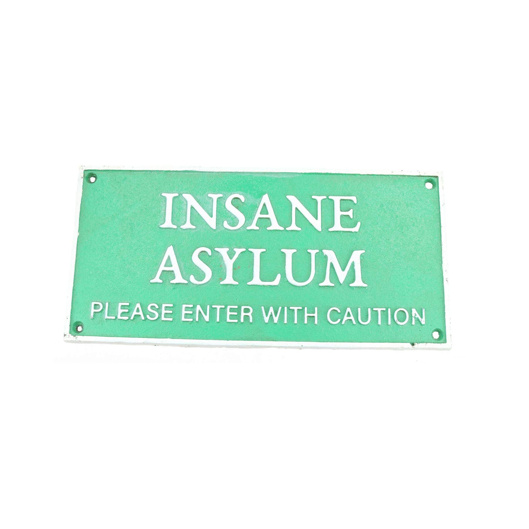 Insane Asylums Mental Hospitals Signs Recalling Treatment At Buffalo's