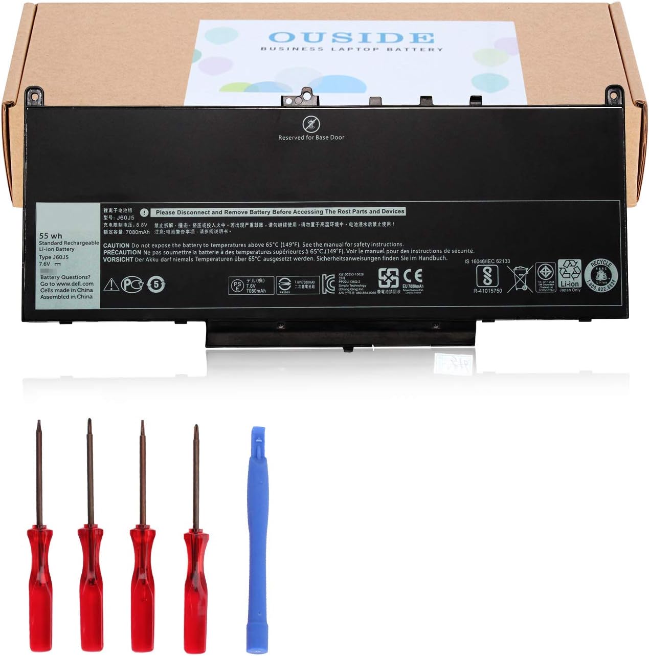 Amazon.com: Rechargeable Dell Latitude E7270 E7470 Laptop Battery by ...