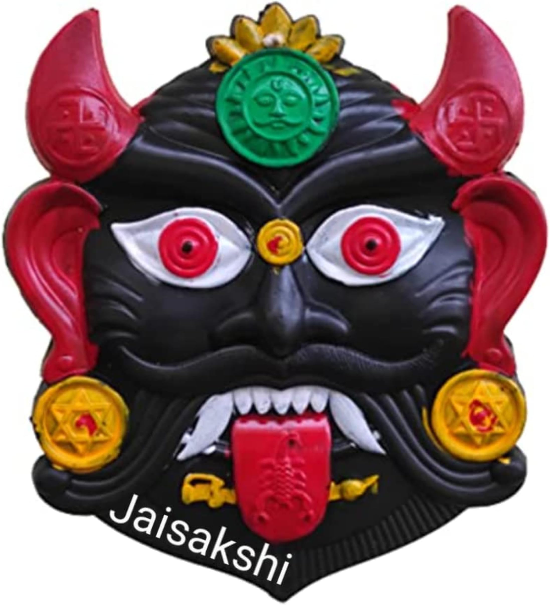 Salvus APP SOLUTIONS Metal Mahakal Face Mask Nazar Battu- Wall Hanging ...