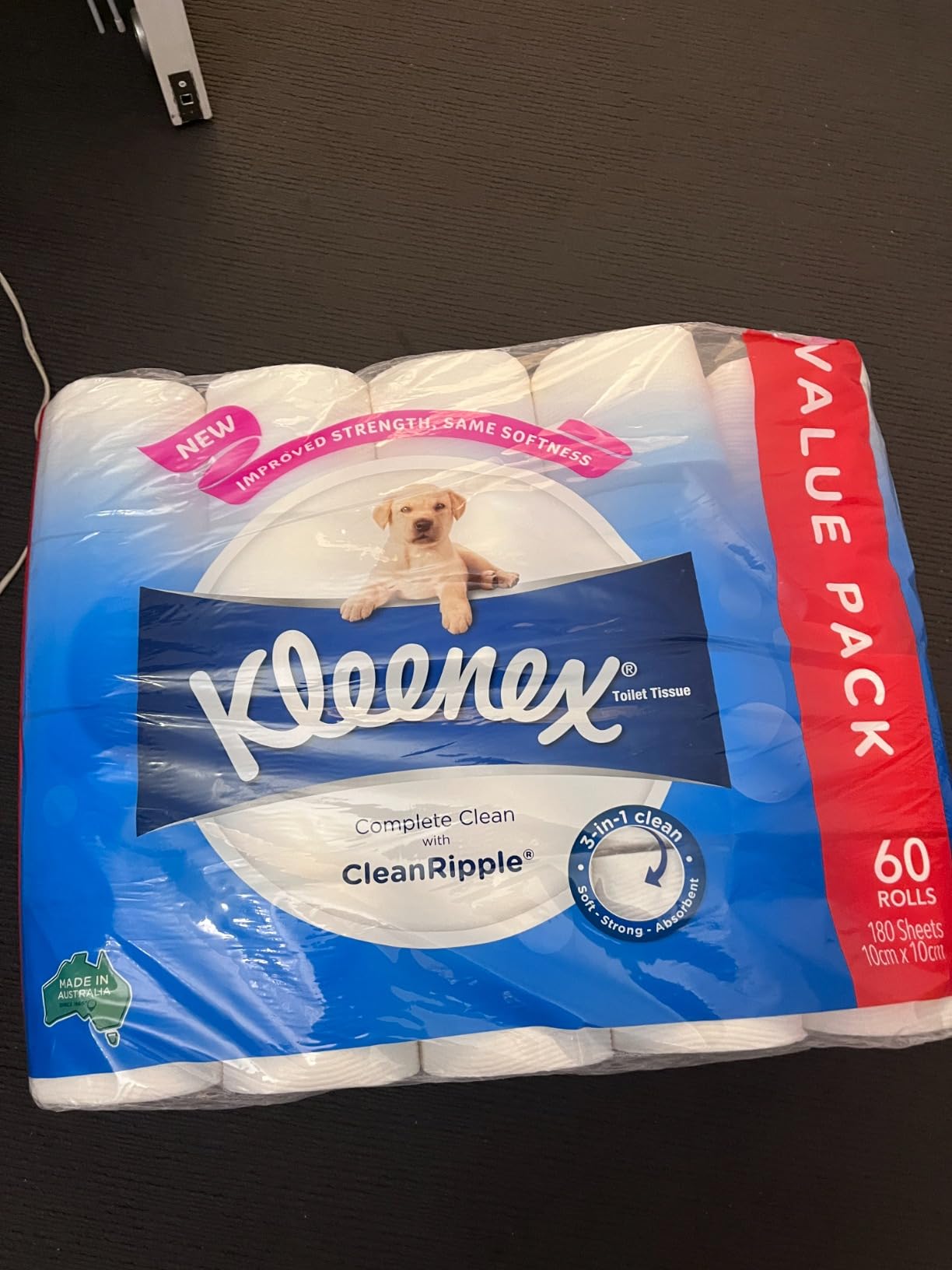 Kleenex Complete Clean Toilet Paper 60 Count (1x60 Rolls) - Packaging ...