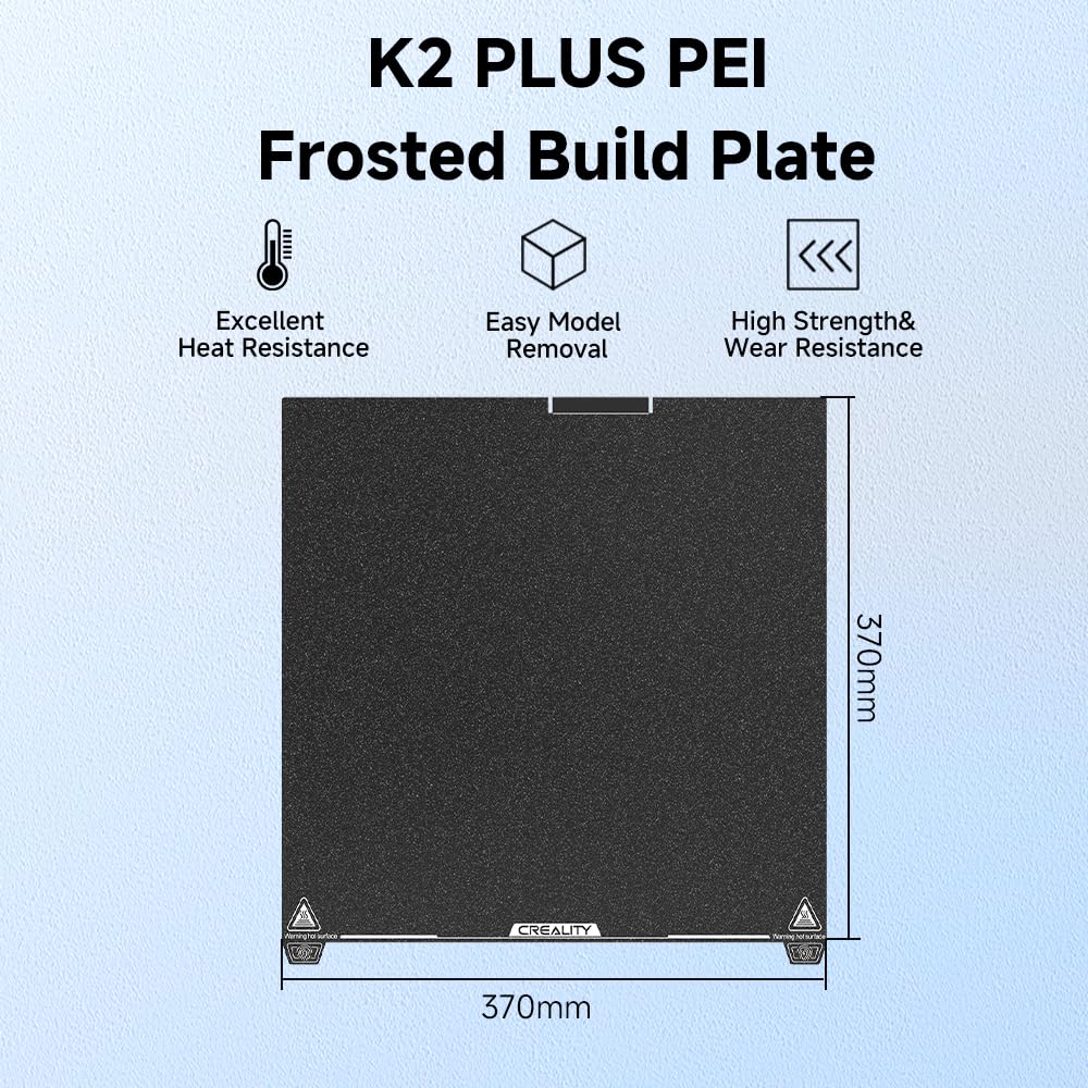 Snapklik.com : Creality Official K2 Plus Build Plate Frosted PEI Sheet ...