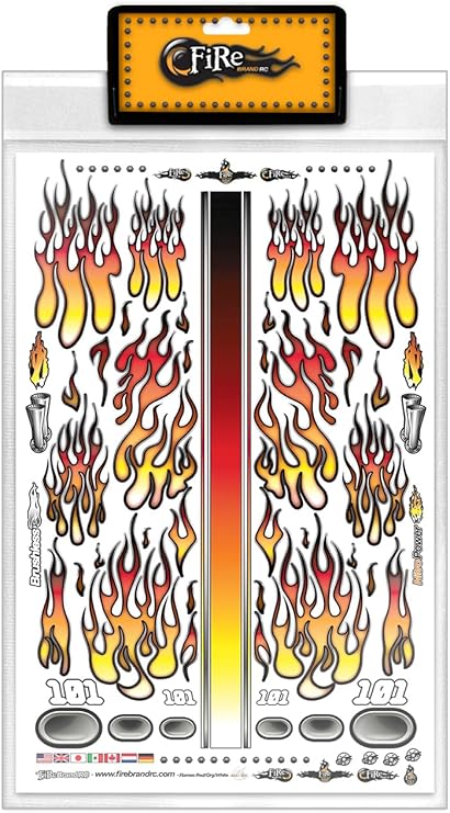 Amazon.com: FIRE BRAND RC® Flames 1 FIRE Fade - Multi-Fit™ Vinyl RC ...
