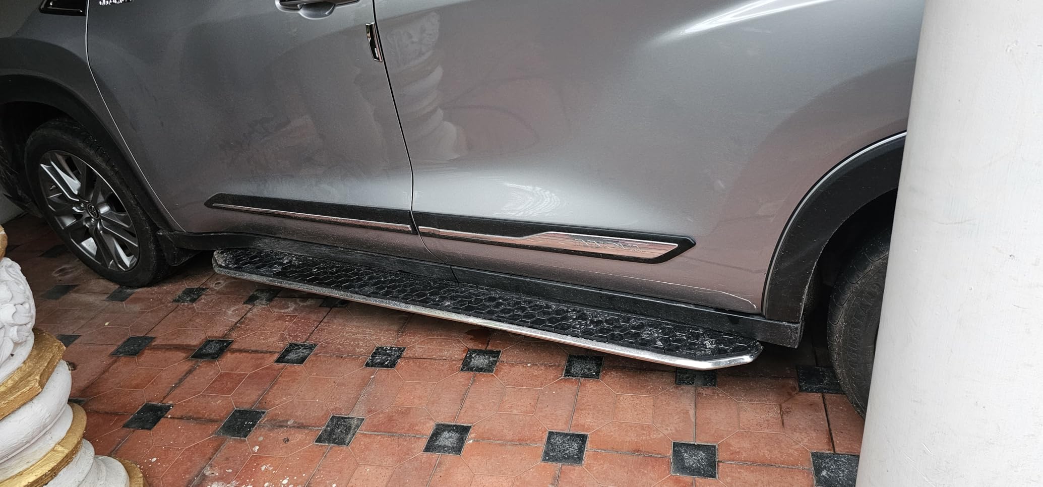 DriveStylish Car Side Steppers for Toyota Innnova Hycross - Soccer ...