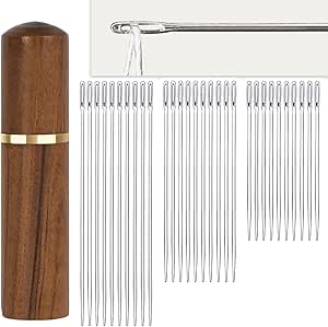 Amazon.com: Large Eye Hand Sewing Needle - YAWALL Quilt Needles Large ...