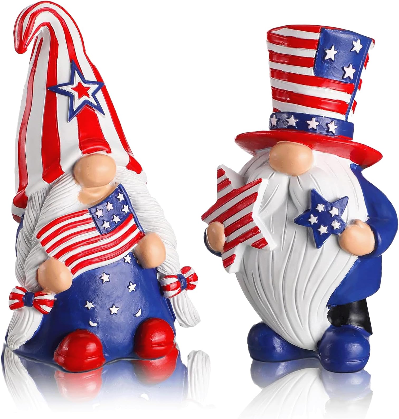 Amazon.com: Noideeer 4th of July Gnomes Plush Decorations, Handmade ...