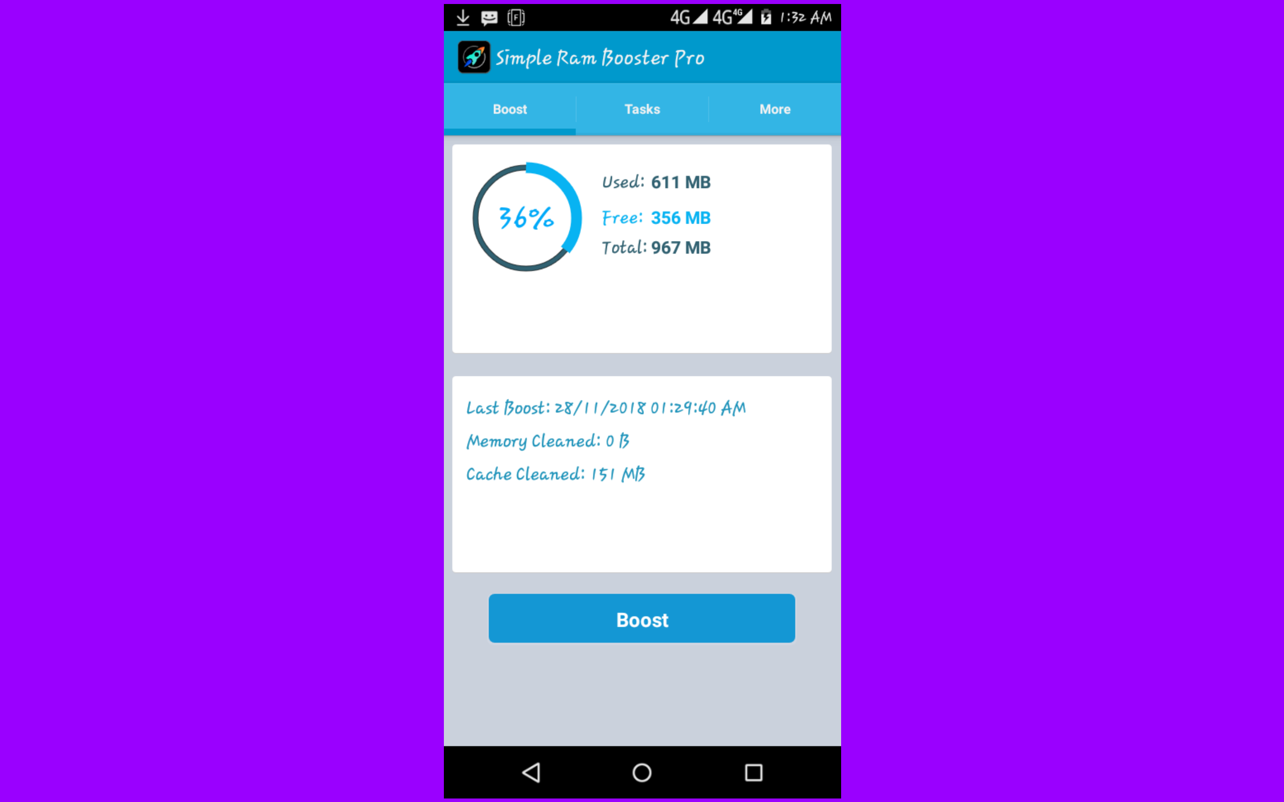 Simple Ram Booster Pro - App on Amazon Appstore