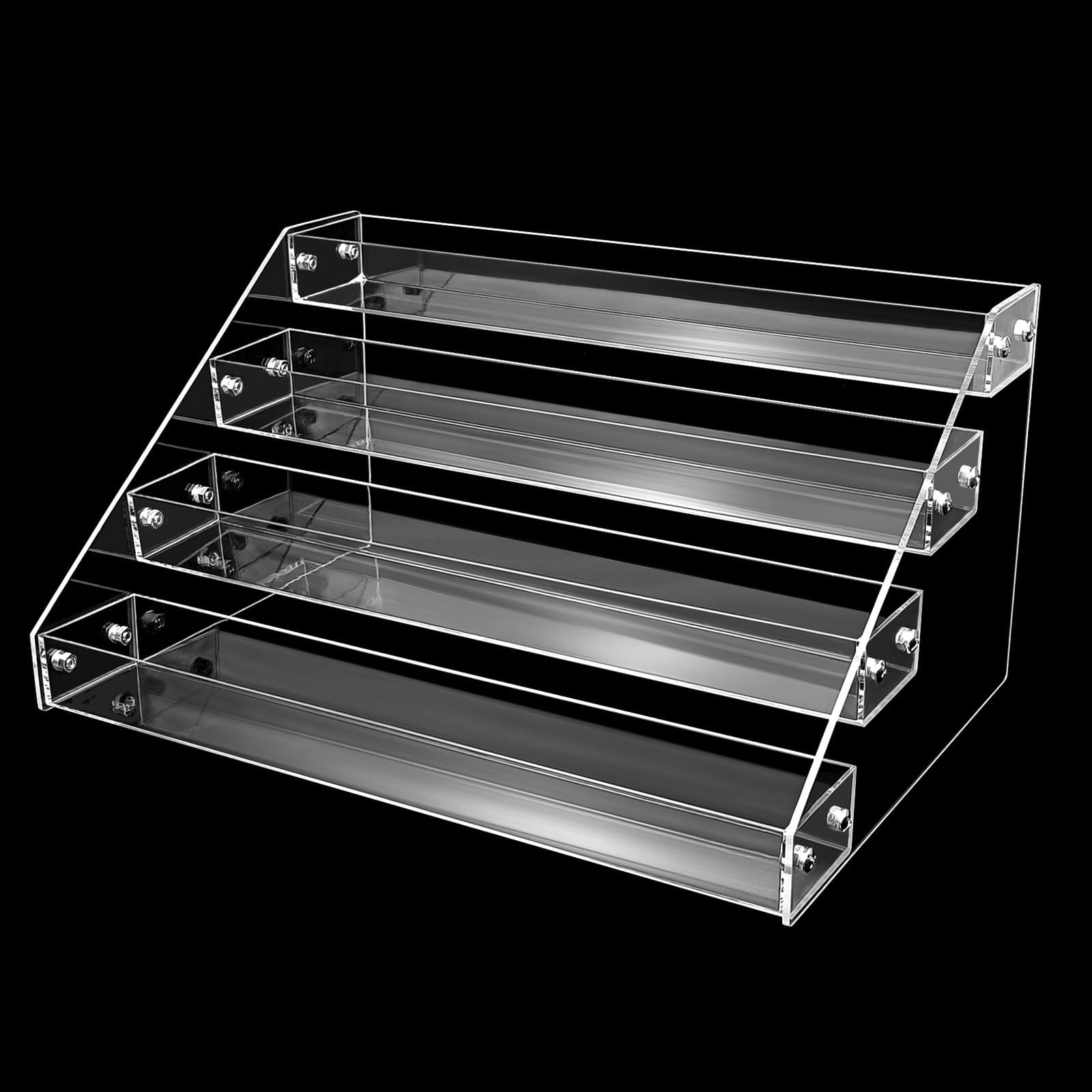 Amazon.com: POUYRBA Acrylic Riser, 12inch 4 Tier Acrylic Risers for ...