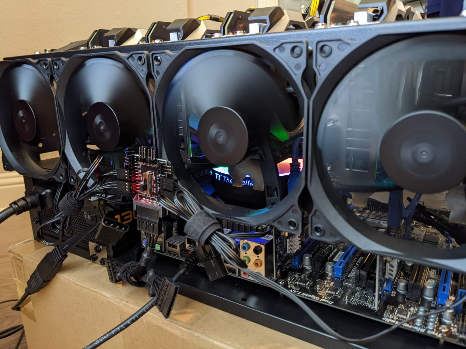 $12/mo - Finance Kingwin 8 GPU Miner Rig Case Frame – Premium Stackable ...