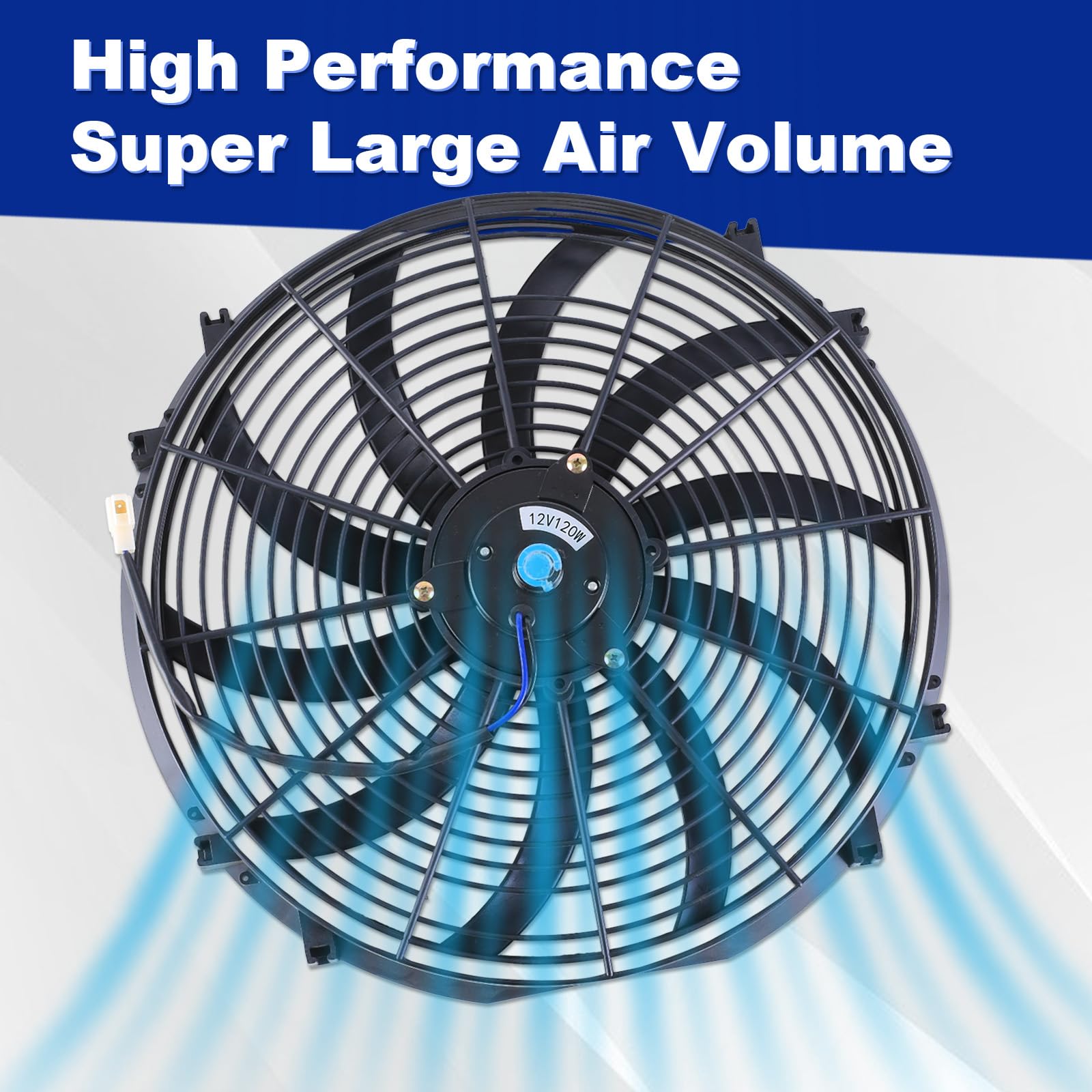 Snapklik.com : SSN 16" Electric Radiator Cooling Fan Thermostat Wiring ...